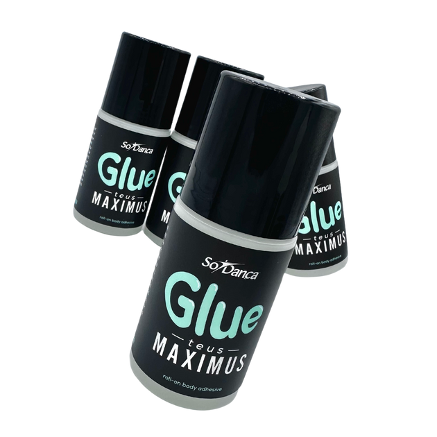 Glue-teus Maximus Roll-On Body Glue – The Dance Shop